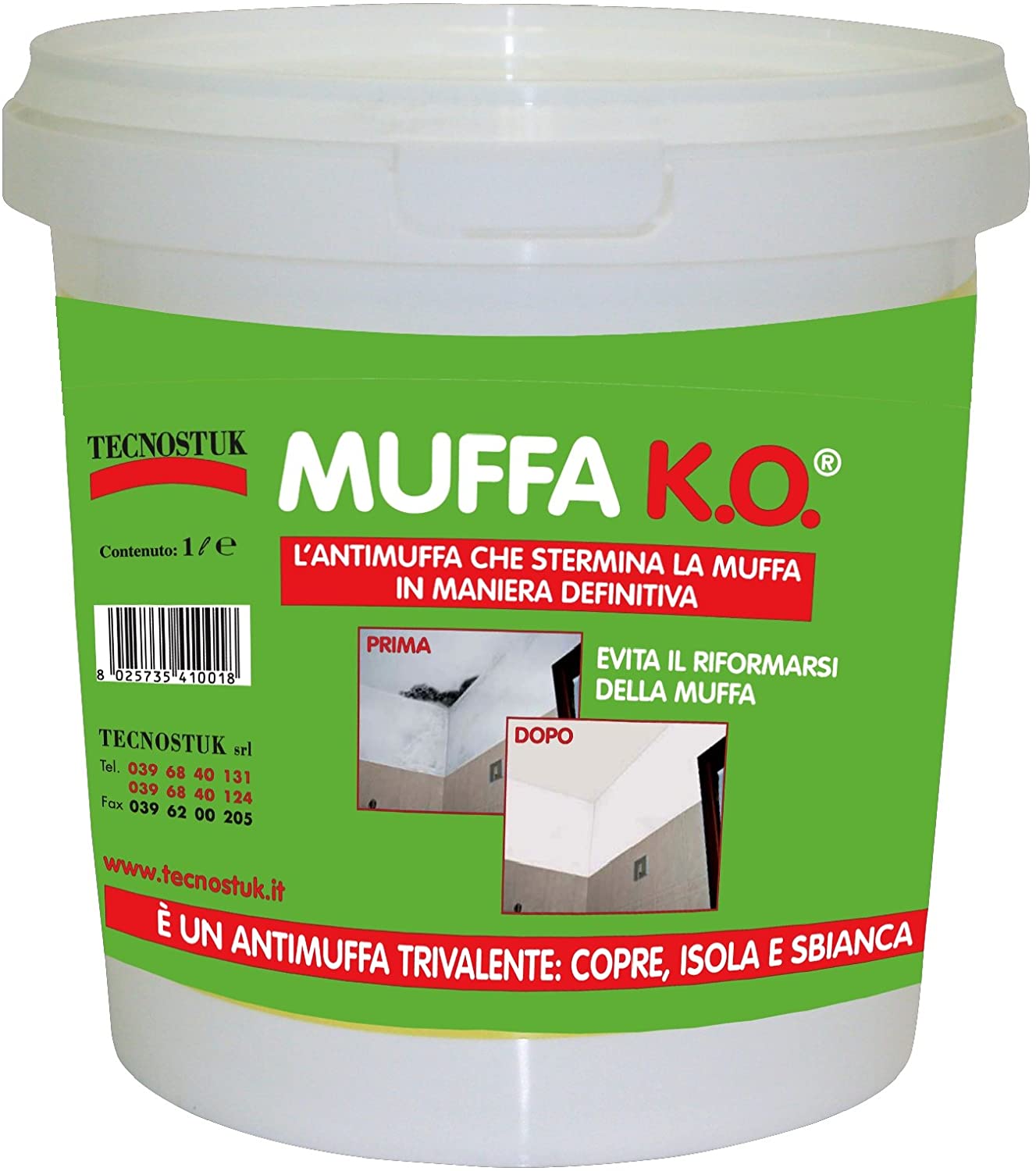 Muffa Ko Antimuffa Tecnostuk 3 lt • BricoLiveRoma