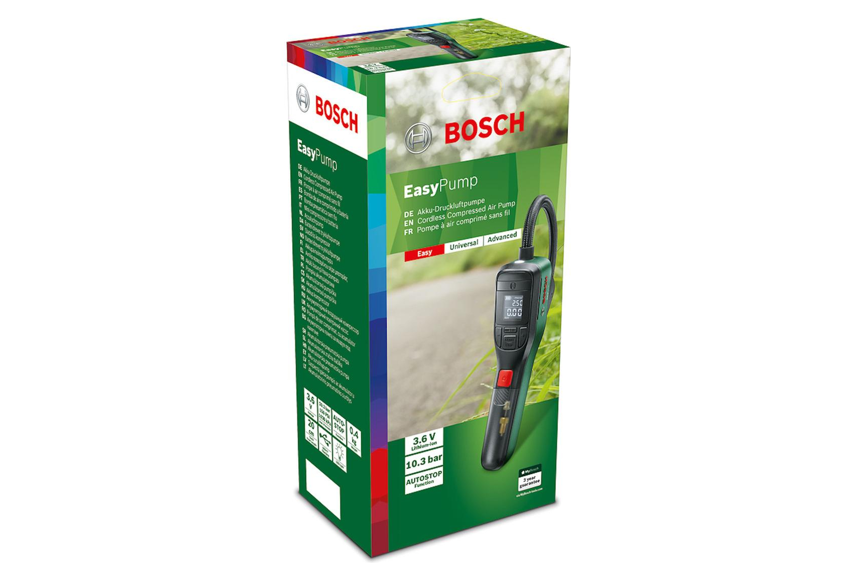 Bosch Easy pump mini compressore a batteria • BricoLiveRoma